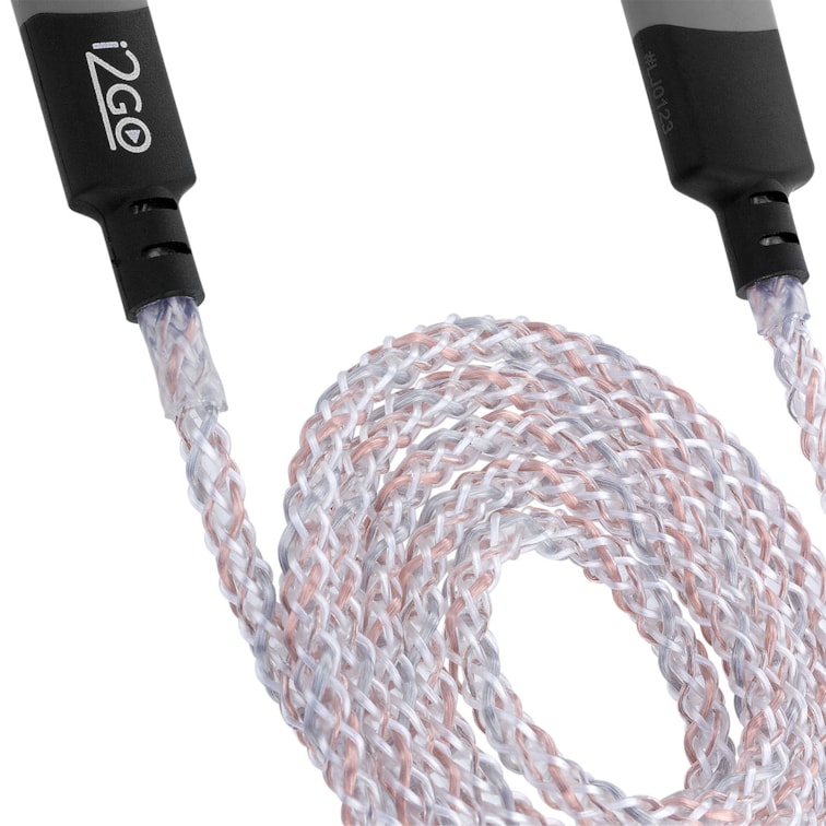 Cabo Lightning i2GO LED RGB 1m 2.4A - i2GO Plus - I2GO