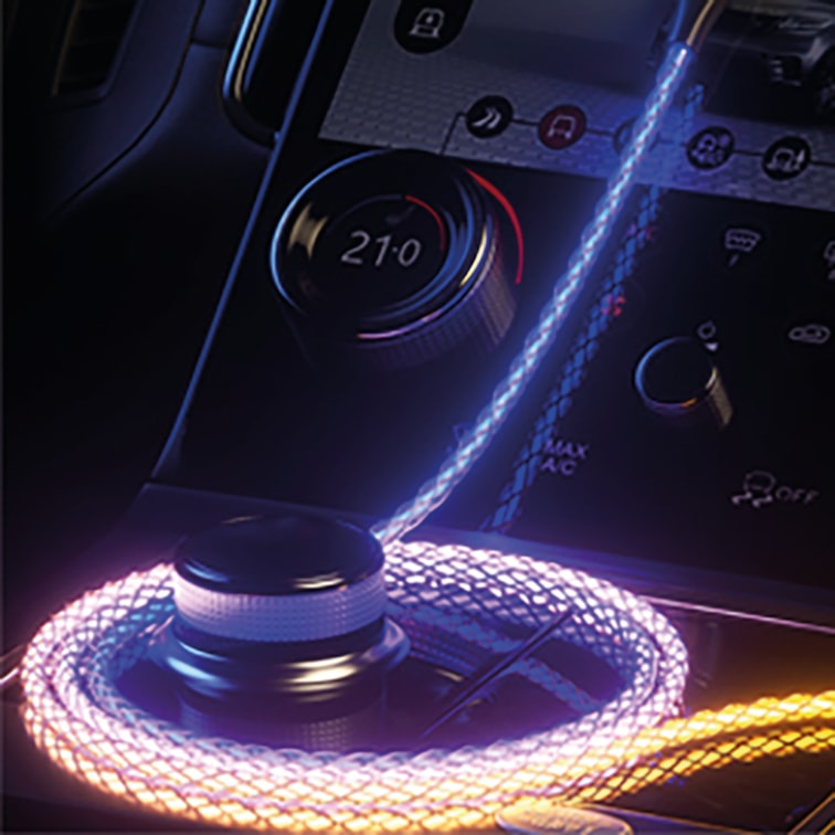 Cabo USB-C i2GO LED RGB 1m 2.4A - i2GO Plus - I2GO